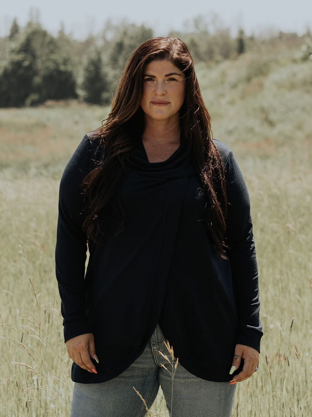 Cross Front Sweater – Blondie Apparel